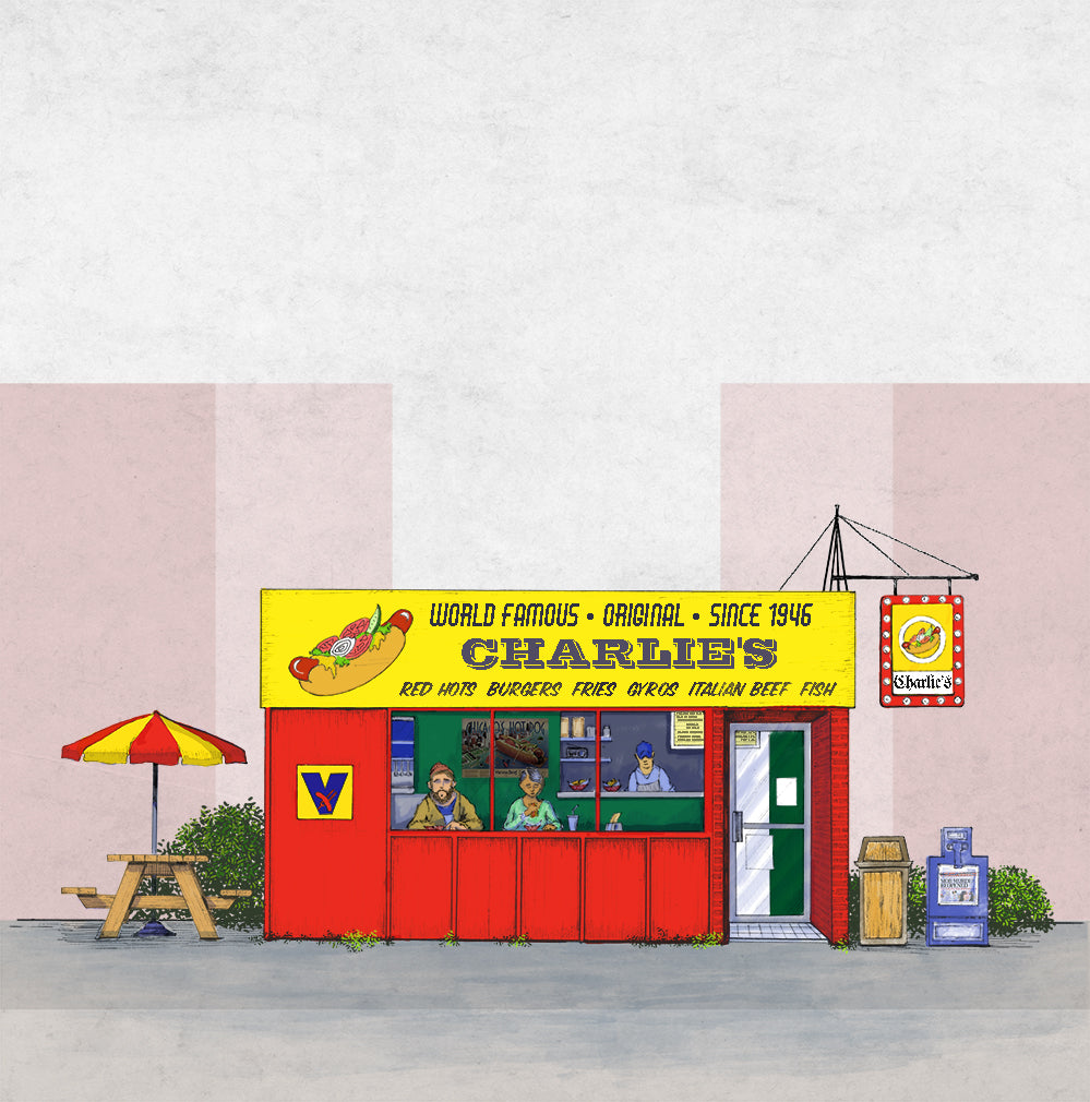 The Iconic Chicago Hot Dog Stand – Wonder City Studio